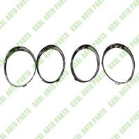 China For Bentley Continental Flying Spur 2005-2013 Left Right Inner Outside Headlight Chrome-Plated Ring With Electroplated Trim Set OEM 3W5807763 3W5807764 3W5807767 3W5807768 for sale