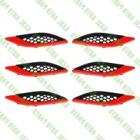 China For Maserati Ghibli Red Left Right Side Fender Air Outlet Vent Cover Strip Kit OEM 670029939 670029940 for sale