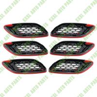 China For Maserati Levante Red Left Right Side Fender Air Outlet Vent Cover Strip Kit OEM 670065952 670065951 for sale