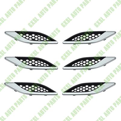 China For Maserati Ghibli Chrome Left Right Side Fender Air Outlet Vent Cover Strip Kit OEM 670029939 670029940 for sale