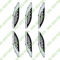 China For Maserati Ghibli Chrome Left Right Side Fender Air Outlet Vent Cover Strip Kit OEM 670029939 670029940 for sale