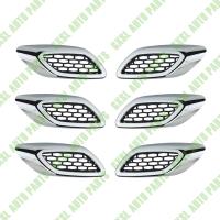 China For Maserati Levante Chrome Left Right Side Fender Air Outlet Vent Cover Strip Kit OEM 670065952 670065951 for sale