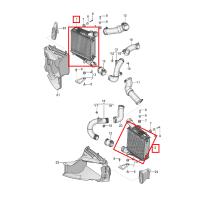 China For Bentley New Continental GT New Flying Spur 2017-2020 Left Right Air Intercooler OEM 975145803A 975145804A for sale