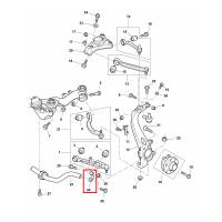 China For Bentley Continental GT GTC Flying Spur Front Left Right Sway Link Stabilizer Bar OEM 3W0411317C 3W0411317B for sale