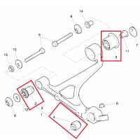 China For Bentley Mulsanne Upper Swing Arm Lower Suspension Swing Arm Rubber Sleeve Kit OEM 3Y0407171 3Y0407171A 3Y0407172 3Y0407172A 3Y0407181 3W0407181A 3Y0407200 3Y0407200A for sale