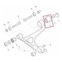 China For Bentley Mulsanne Upper Swing Arm Lower Suspension Swing Arm Rubber Sleeve OEM 3Y0407172 3Y0407172A for sale