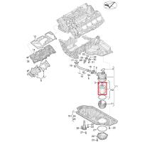 China For Bentley Bentayga Diesel V8 Oil Filter OEM 057198405D for sale