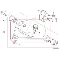 China For Bentley Arnage & Rolls Royce Silver Seraph 2003 Upper Control Arm OEM PD20801PB for sale