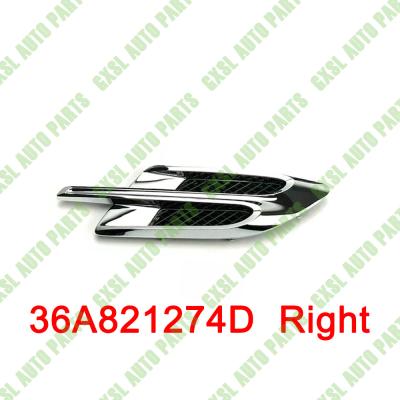 China For Bentley Bentayga 2017-2020 Front Right Fender Chrome Emblem Air Grille OEM 36A821274D for sale