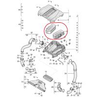 China For Bentley Bentayga W12 Air Filter OEM 36A133843 for sale