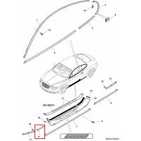 China For Bentley Continental Gt & Gtc Left & Right Fender Chrome Trim OEM 3W8853517C 3W8853518C 3W8853517E 3W8853518E 3W8853517G 3W8853518G for sale
