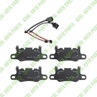 China For Bentley Continental Gt Gtc Flying Spur Rear Brake Pads & Sensors Kit OEM 971698451B 971698451P 7PP907637A for sale