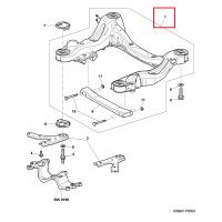 China For Bentley Continental GT GTC Flying Spur 6pcs Subframe Bushing Kit OEM 3W0399313 for sale