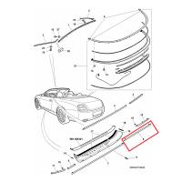 China For Bentley Continental Gt & Gtc Rear Left Quarter Panel Chrome Trim OEM 3W8853536N 3W8853535F for sale