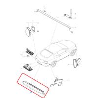 China For Bentley Continental Gt Gtc 2012 -2017 LED Fog Lamp Reverse Light OEM 3W3945703A for sale