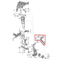 China For Bentley Bentayga Front Suspension Lower Control Arms Left OEM 4M0407693E 4M0407693D for sale