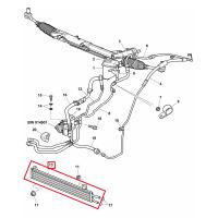China For Bentley Continental Gt Gtc & Flying Spur Steering Oil Cooler OEM 3W0422885A for sale
