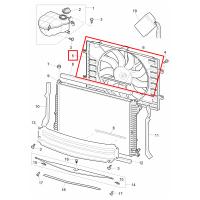 China For Bentley Continental Gt Flying Spur 2008-2018 Radiator Fan OEM 3W0121205B for sale
