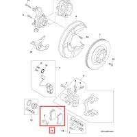 China For Bentley Continental SuperSport Rear Brake Pad Kit OEM 3W0698451E for sale