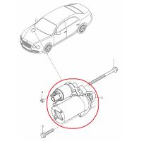 China For Bentley Continental Gt & Flying Spur 2004-2017 Starter Motor OEM 07C911023F 07C911023D for sale
