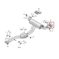 China For Bentley Bentyga Left Chrome Exhaust Tip V8 OEM 36A253681A for sale