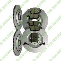 China For Bentley Continental Gt & Flying Spur Front & Rear Brake Pads & Rotors Set OEM 3W0615301K 3W0615301R 3W0698151AA 3W0698151P 3W0698451J 4E0615601L for sale