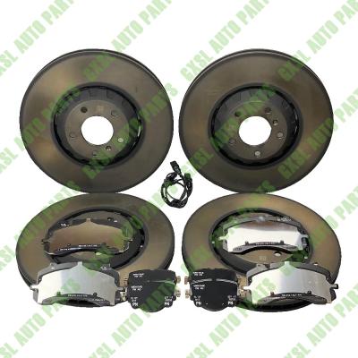 China For Bentley Bentayga Front & Rear Brake Pads With Rotors Set OEM 4M0698451T 4M0615601K 4M0615121P 4M0698451C 4M0615601N 4M0698151AE 4M0615121R 4M0615301AJ for sale