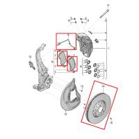 China For Bentley Bentayga Front & Rear Brake Pads & Rotors Set OEM 4M0615301AJ 4M0615301AR 4M0698151AE 4M0698151AK 4M0615121R 4M0615121S for sale