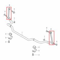 China For Bentley Mulsanne 2010+ Front Stabilizer Support Bar OEM 3Y0411317 for sale