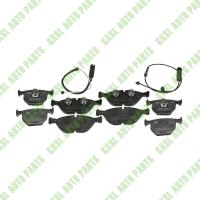 China For Bentley Arnage Front & Rear Brake Pads & Sensors Set OEM 3Z0698151 3Z0698151D 3Z0698451E PC29653PA PC57341PA for sale