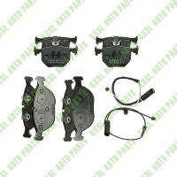 China For Bentley Arnage Front & Rear Brake Pads & Sensors Set OEM 3Z0698151 3Z0698151D 3Z0698451E PC29653PA PC57341PA for sale