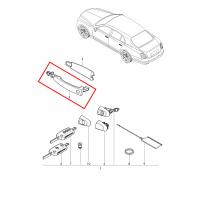 China For Bentley Mulsanne Door Handle OEM 3Y0837205D 3Y0837205E for sale