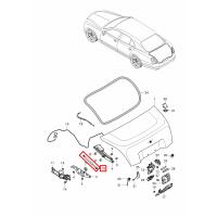 China For Bentley Mulsanne 2011-2018 Trunk Cover Shock Absorber Lifting OEM 3Y0827550C 3Y0827550D for sale