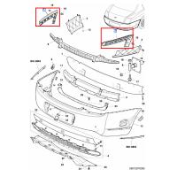China For Bentley Continent Flying Spur 2009-2012 Rear Left & Right Bumper Bracket OEM 3W5807375A 3W5807375B 3W5807376A 3W5807376B for sale