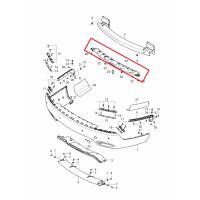 China For Bentley Flying Spur 2014-2019 Rear Bumper Guide OEM 4W0807862A for sale