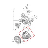 China For Bentley Bentayga W12 Water Coolant Pump 07P121008A 07P121008B 07P121008C for sale