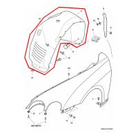 China For Bentley Continental Flying Spur 2005-2009 Front Left Fender Lining Wheel Cover OEM 3W5809957A for sale