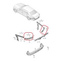 China For Bentley Flying Spur 2020 Rear Left & Right Bumper Center Bracket OEM 3SE807701 3SE807702 for sale