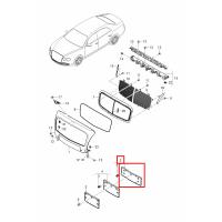 China For Bentley Flying Spur 2013-2016 Front License Plate Board OEM 4W0807285A for sale