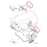 China For Bentley Continent Flying Spur Shock Absorber Trunk Lid Support Trunk Impact Lift Support OEM 3W5827550B for sale