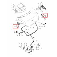 China For Bentley Continental Gt Gtc Rear Hatch Support Shock Absorber OEM 3W8827550 for sale
