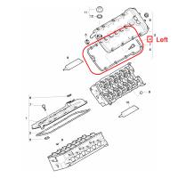 China For Bentley Continent Gt Flying Spur Supersports All Models Left Engine Gasket Cylinder Head Cover OEM 07C103483C for sale