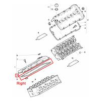 China For Bentley Continent Gt Flying Spur Supersports All Models Right Engine Gasket Cylinder Head Cover OEM 07C103484C for sale
