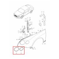 China For Bentley Continental Gt Gtc 2012-2017 Headlight Electroplating Ring Decorative Ring Set OEM 3W3807823A 3W3807823B 3W3807824A 3W3807824B 3W3807833A 3W3807833B 3W3807834A 3W3807834B for sale