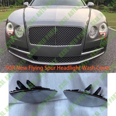 China For Bentley Flying Spur 2013-2018 Front Left & Right Headlight Headlamp Washer Nozzle Cover Cap OEM 4W0807927 4W0807927A 4W0807928 4W0807928A for sale