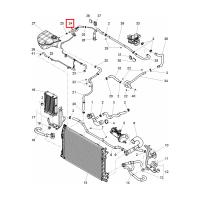 China For Bentley Continental GT GTC Factory Price Auto Parts Reservoir Vent Tube OEM 3W0121632C for sale