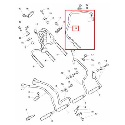 China For Bentley Mulsanne 2010-2015 Ignition Lead OEM 07V905409K for sale