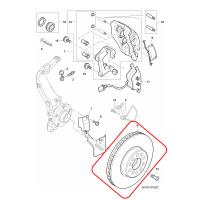 China For Bentley Continental GT GTC Flying Spur Front Brake Discs OEM 3W0615301K for sale