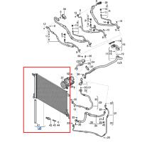 China For Bentley Bentayga Auto Engine Parts Condenser OEM 4M0816421C for sale