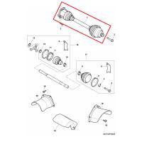 China For Bentley Continental GT GTC Continent Flying Spur 2003-2012 New Front CV Joint Axle Drive Shaft OEM 3W0407271B 3W0407271C 3W0407272B 3W0407272C for sale